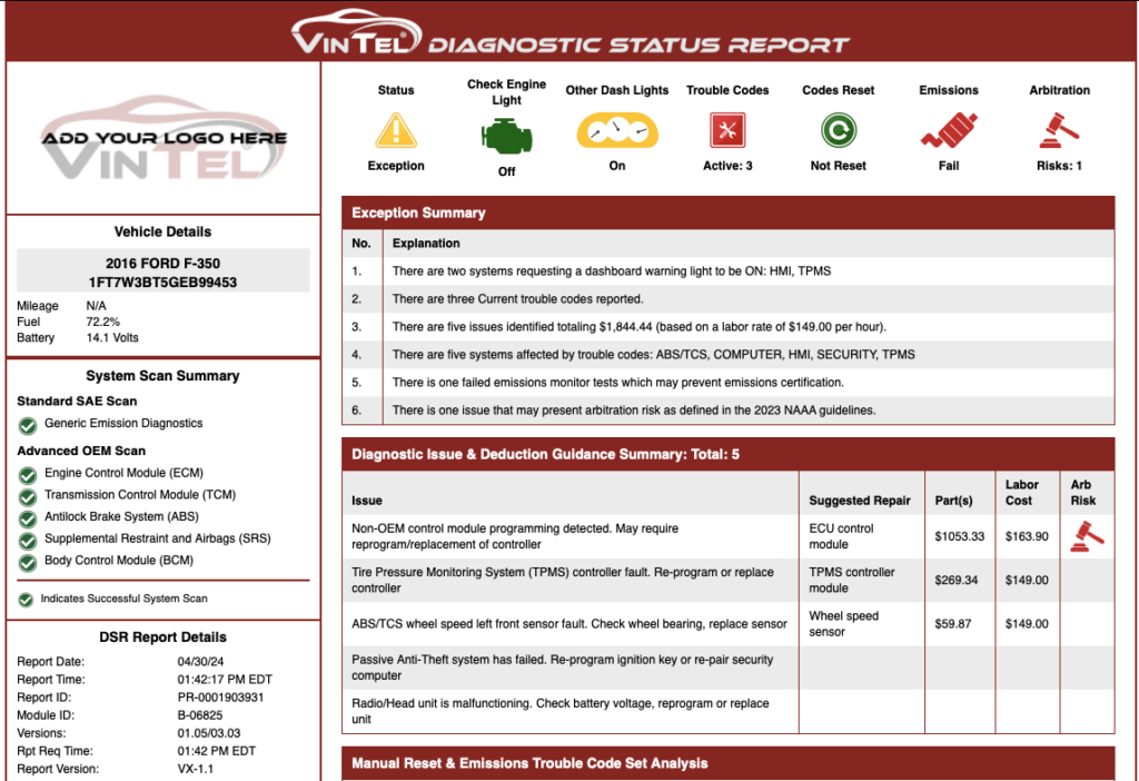 Quick Start – VINTEL by VinLogx